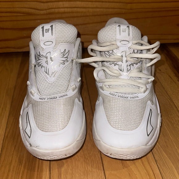 Puma | Shoes | Puma Lemelo Mb Triple White | Poshmark